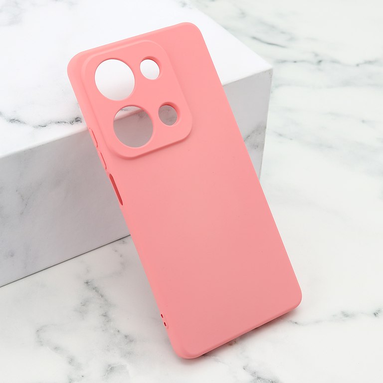 Zastitna maska (futrola) Soft Silicone - Xiaomi Redmi Note 13 Pro 4G roze (MS)