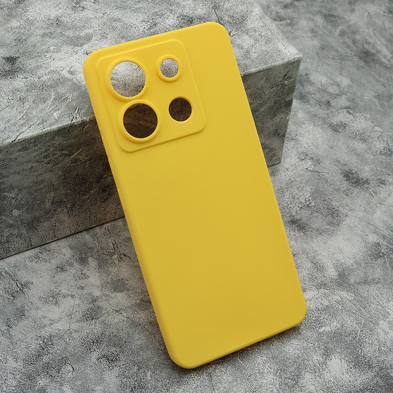 Zastitna maska (futrola) GENTLE COLOR - Xiaomi Redmi Note 13 Pro 5G zuta (MS)
