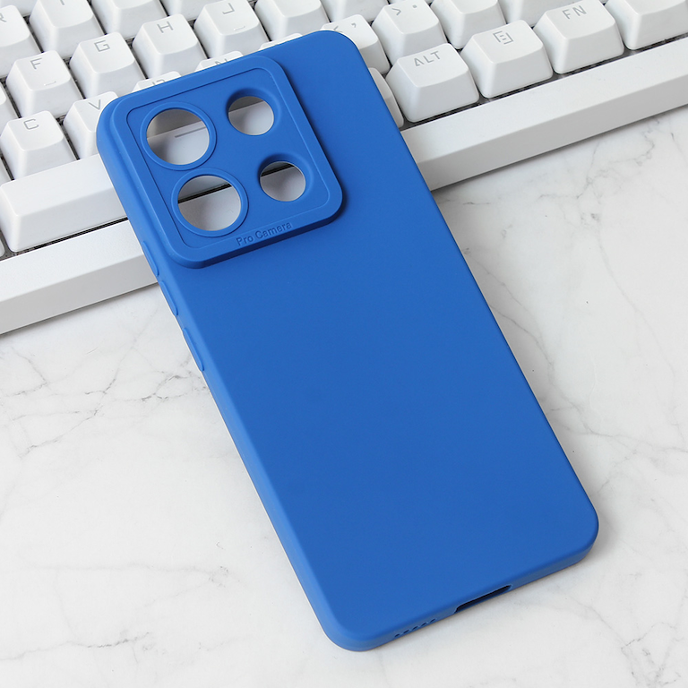 Zastitna maska (futrola) Silikon Pro Camera - Xiaomi Redmi Note 13 Pro 5G (EU) tamno plava