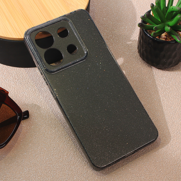 Zastitna maska (futrola) Sparkle Dust - Xiaomi Redmi Note 13 Pro 5G srebrna