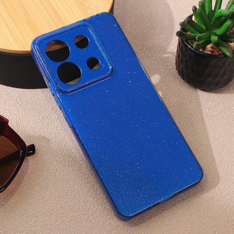 Zastitna maska (futrola) Sparkle Dust - Xiaomi Redmi Note 13 Pro 5G tamno plava