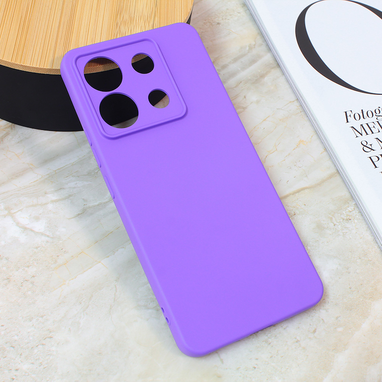 Zastitna maska (futrola) Teracell Giulietta - Xiaomi Redmi Note 13 Pro 5G (EU) mat ljubicasta