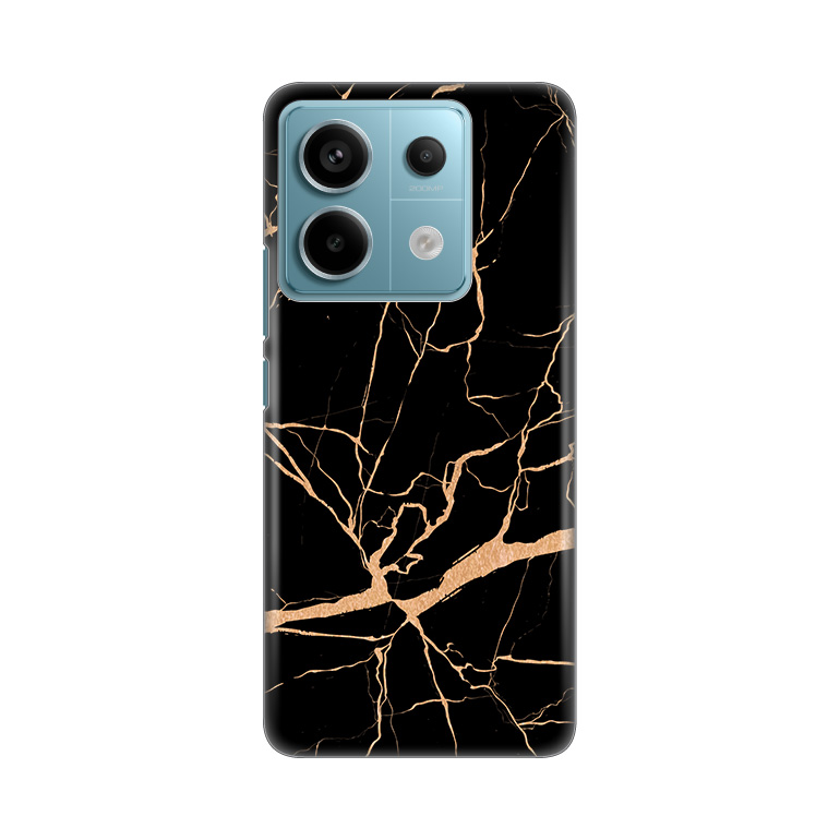 Zastitna silikonska maska (futrola) PRINT - Xiaomi Redmi Note 13 Pro 5G All crni