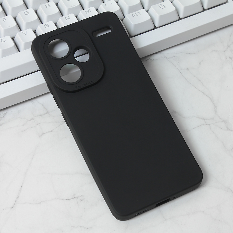 Zastitna maska (futrola) Silikon Pro Camera - Xiaomi Redmi Note 13 Pro Plus (EU) crna