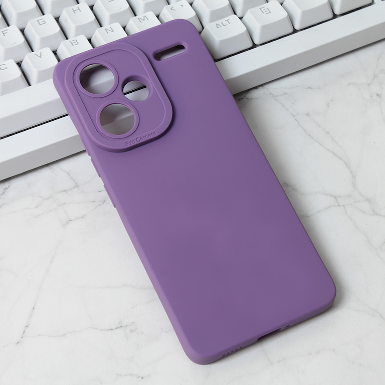 Zastitna maska (futrola) Silikon Pro Camera - Xiaomi Redmi Note 13 Pro Plus (EU) ljubicasta