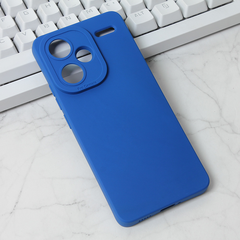 Zastitna maska (futrola) Silikon Pro Camera - Xiaomi Redmi Note 13 Pro Plus (EU) tamno plava