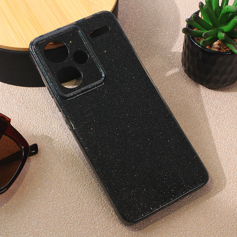 Zastitna maska (futrola) Sparkle Dust - Xiaomi Redmi Note 13 Pro Plus crna