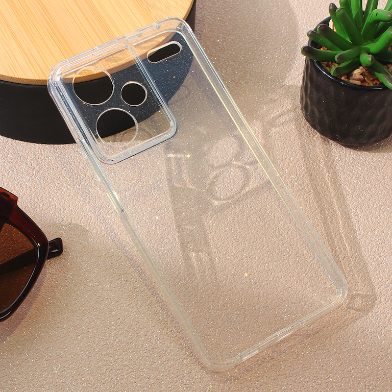 Zastitna maska (futrola) Sparkle Dust - Xiaomi Redmi Note 13 Pro Plus Transparent