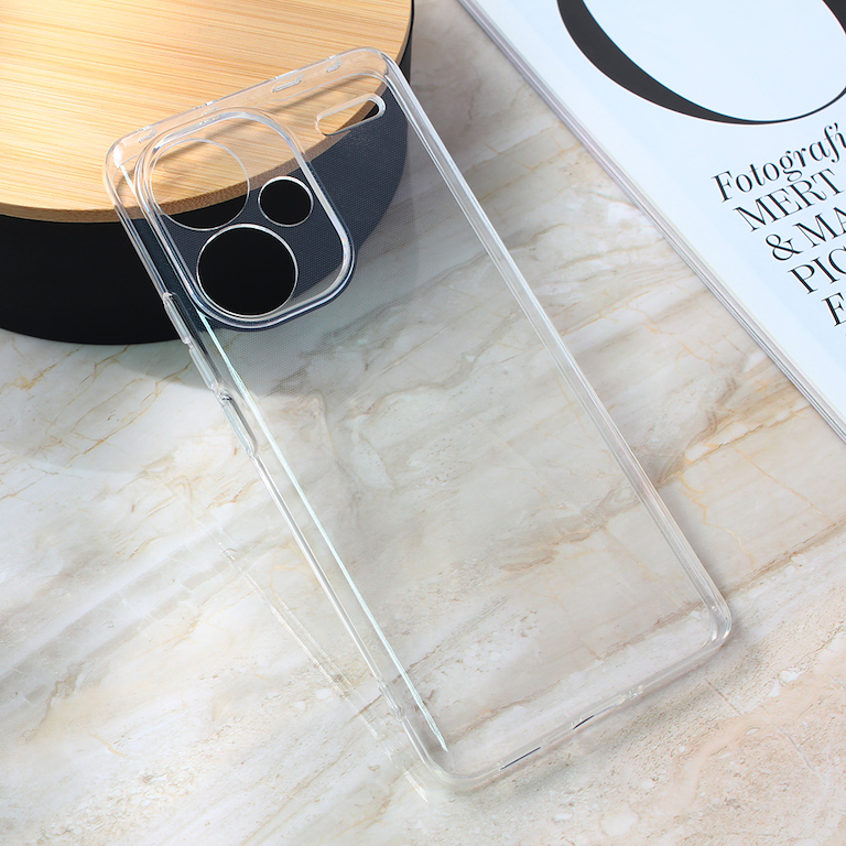 Zastitna maska (futrola) Teracell Giulietta - Xiaomi Redmi Note 13 Pro Plus Transparent
