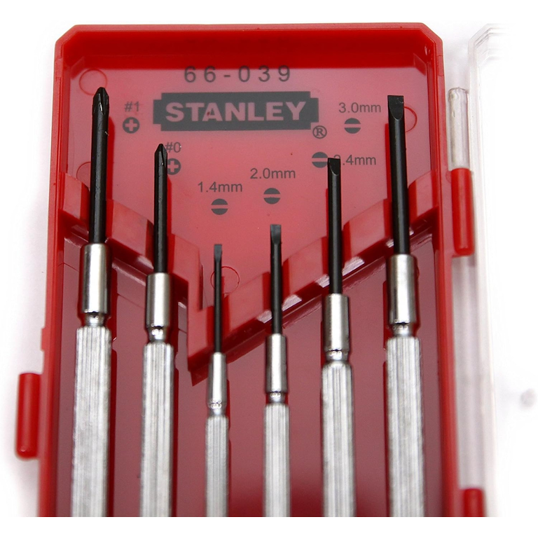 Stanley – Set preciznih odvijača, PH,PZ, 6 kom. 1-66-039