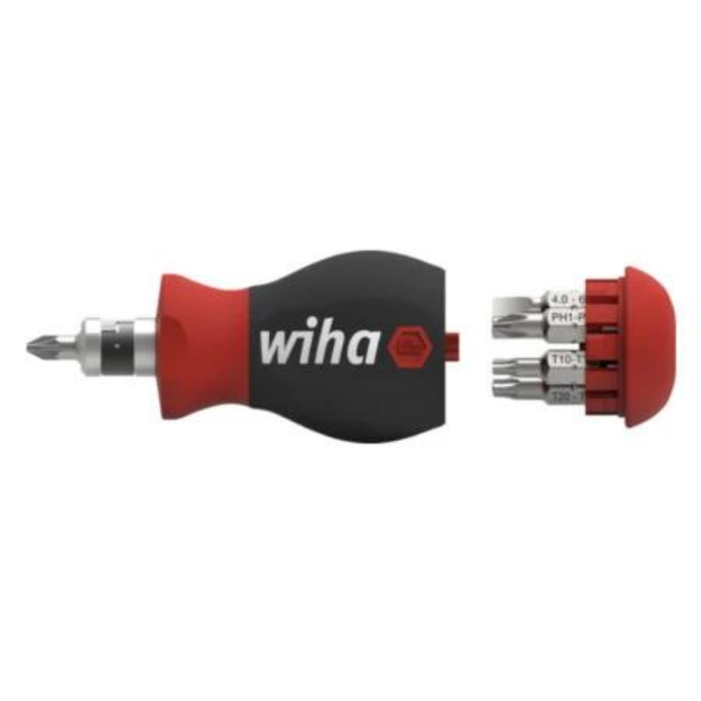 Wiha – Odvijač sa bitovima Stubby pomešan, sa 7 dvostranih bita – W43613