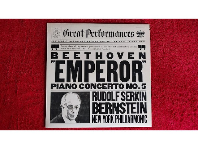 Beethoven* - Serkin*, Bernstein*, New York Philharmon