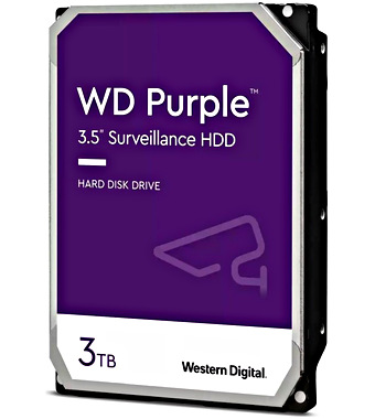 WD Purple Hard Disk 3.5", 3TB SATA3 5400 256MB
WD Purple Hard Disk 3.5", 3TB SATA3 5400 256MB