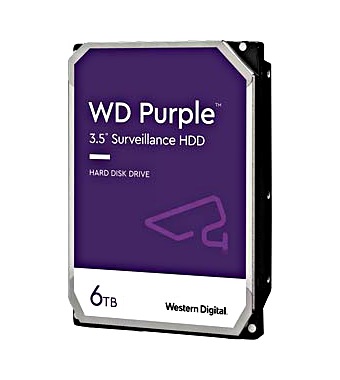 WD Purple Hard Disk 3.5", 6TB SATA3 5400 256MB
WD Purple Hard Disk 3.5", 6TB SATA3 5400 256MB