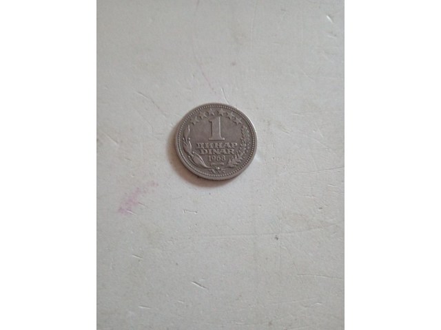 1 dinar 1968.