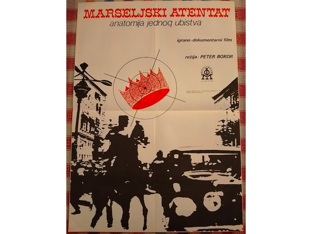 plakat MARSELJSKI ATENTAT