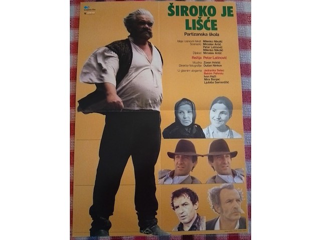 plakat ŠIROKO JE LIŠĆE