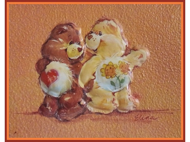 ❤️ The Care Bears ❤️ Mece Dobrići ❤️stari reljef 80-e❤