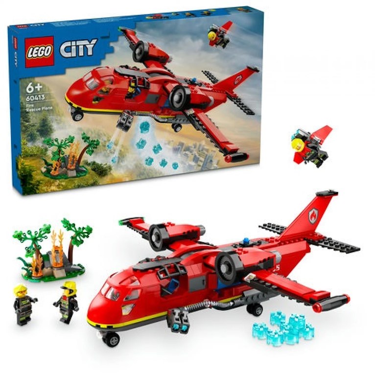 LEGO CITY FIRE FIRE RESCUE PLANE