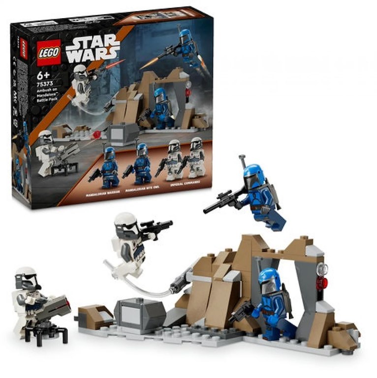 LEGO STAR WARS AMBUSH ON MANDALORE BATTLE