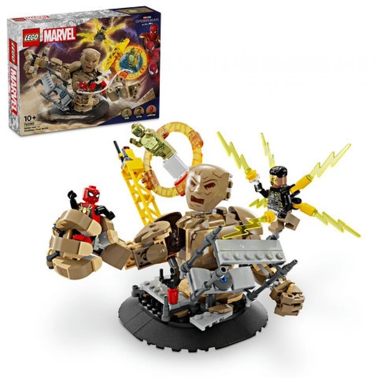 LEGO SUPER HEROES MARVEL SPIDERMAN VS SANDMAN FINAL BATTLE