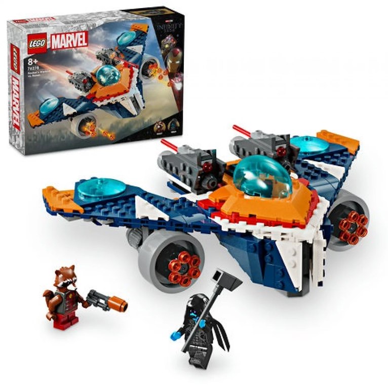 LEGO SUPER HEROES MARVEL ROCKETS WARBIRD VS RONAN