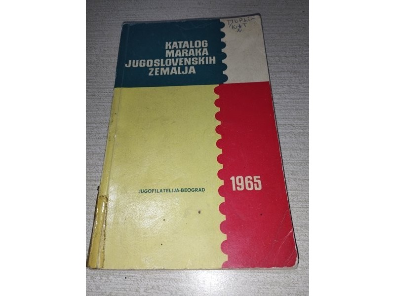 Katalog Maraka Jugoslovenskih Zemalja 1965 A