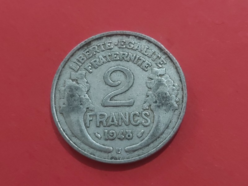 Francuska - 2 francs 1948 god