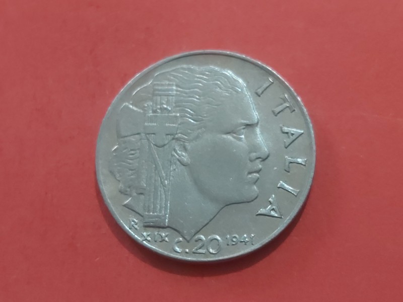 Italija - 20 cent 1941 god