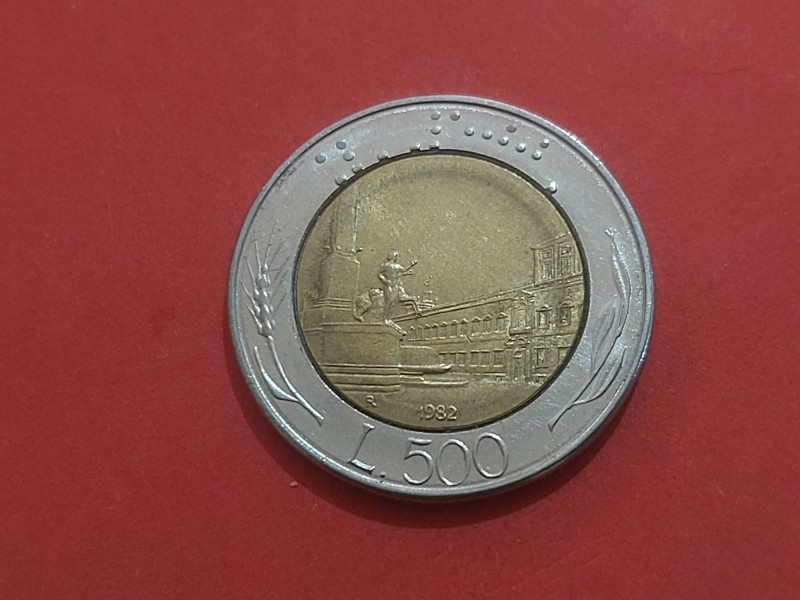 Italija - 500 lira 1982 god