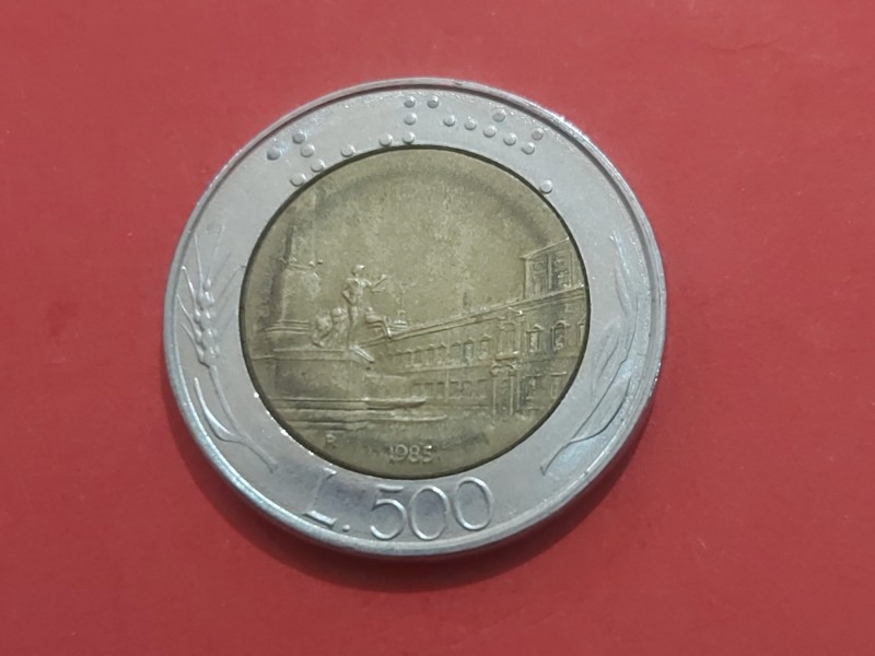 Italija - 500 lira 1985 god