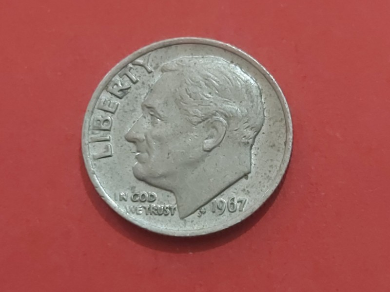 USA - 10 cent 1967 god