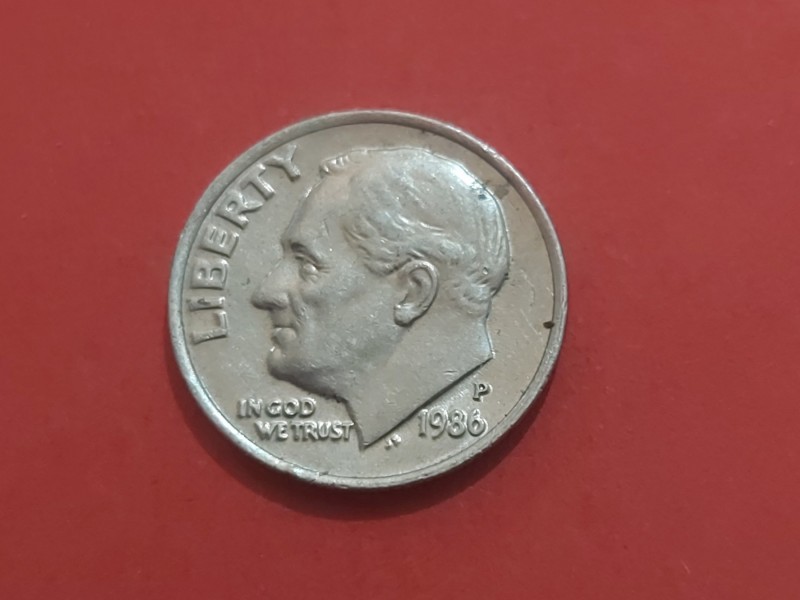 USA - 10 cent 1986 god P