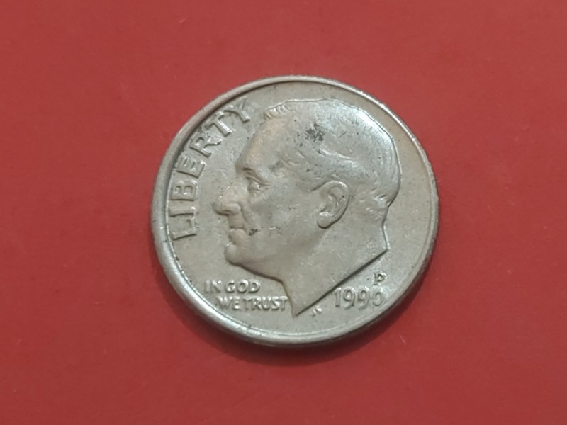 USA - 10 cent 1990 god P