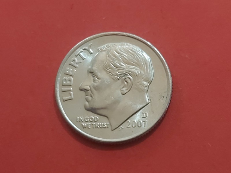 USA - 10 cent 2007 god D