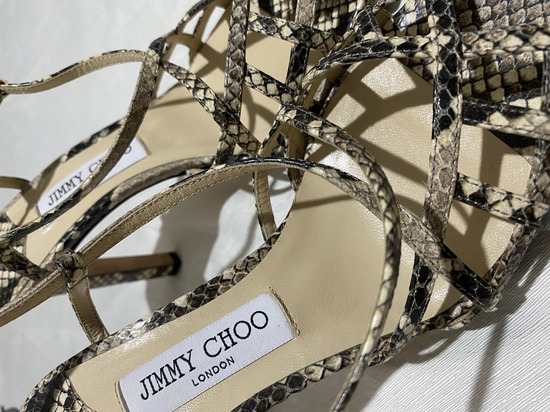 Jimmy Choo kozne stikle sandale piton print