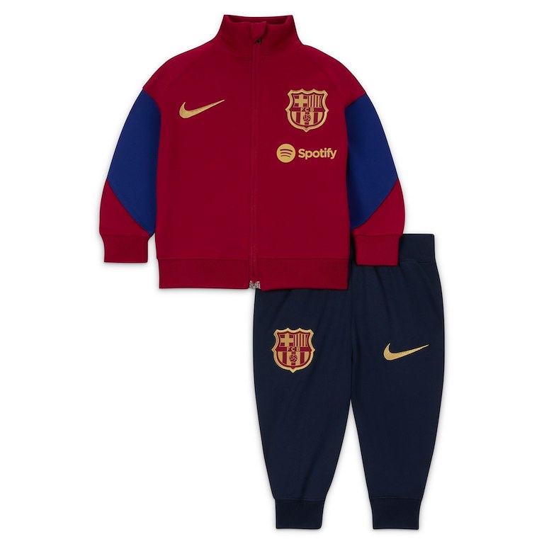 Nike FCB I NK DF STRK TRK SUIT K, dečja trenerka za fudbal, crvena