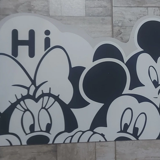 Gumirani otirač Mickey i Minnie - novo