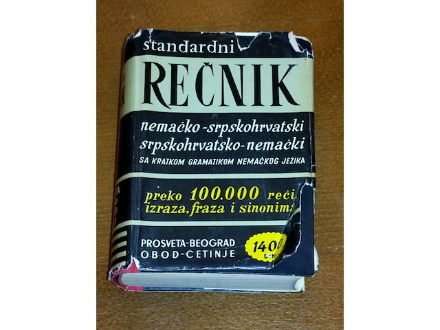 STANDARDNI NEMAČKO-SRPSKI REČNIK