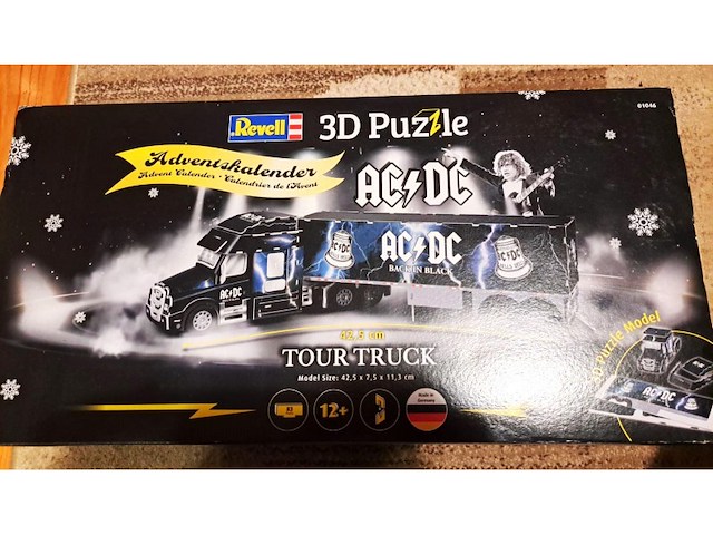 AC DC 3D puzzle tour truck (Revell)