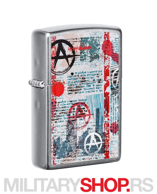 Zippo Upaljač Anarchy Design Street Art
Zippo Upaljač Anarchy Design Street Art