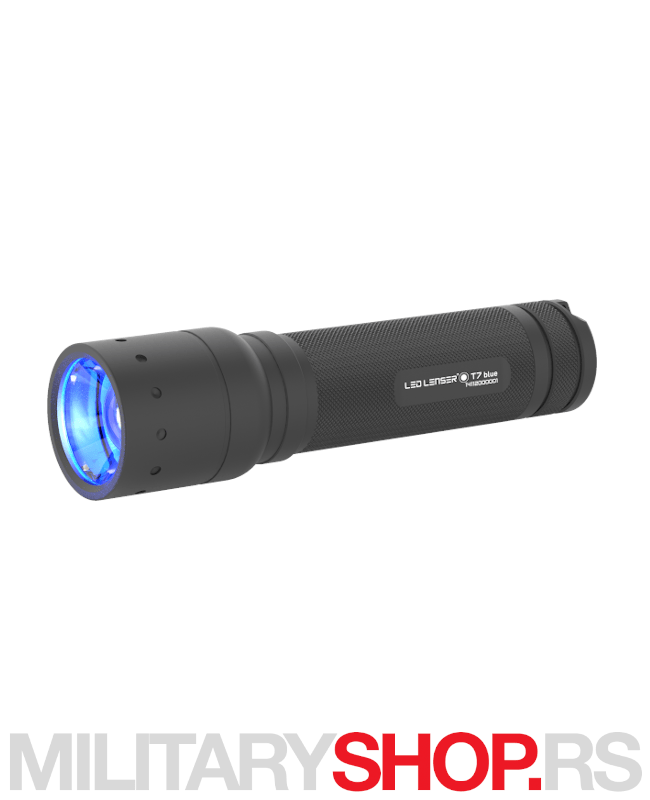 Taktička lampa sa plavim svetlom Led Lenser T7.2 Blue