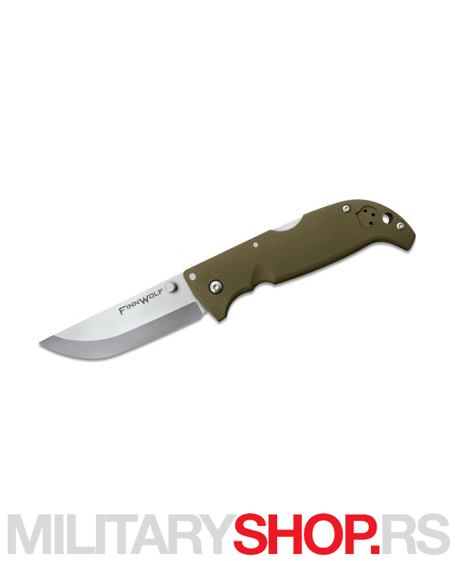 Nerđajući preklopni nož Cold Steel Finn Wolf OD green