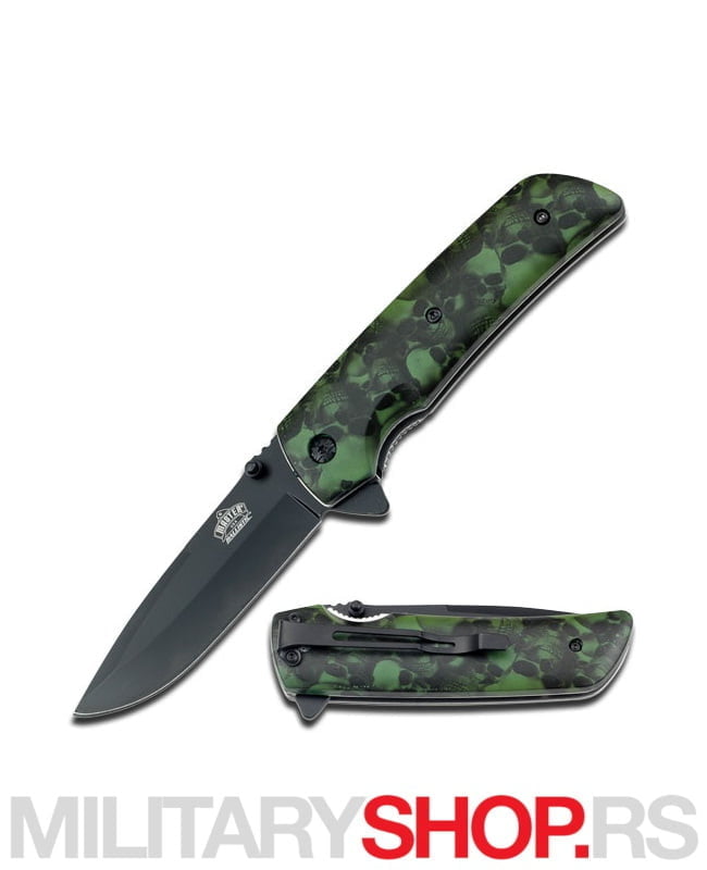 Nož na preklop Green Skull MU-A005GN