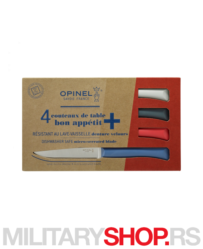 Set 4 inox noža Opinel 11