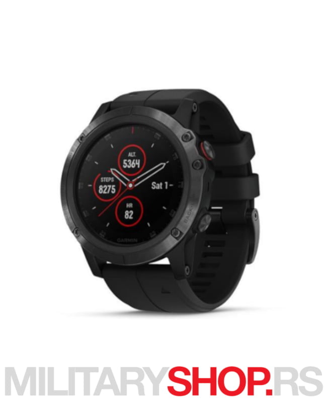 Garmin ručni sat Fenix 5x Plus Sapphire crni