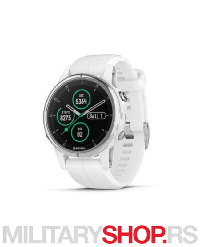 Garmin Fenix 5s plus Sapphire beli ručni sat