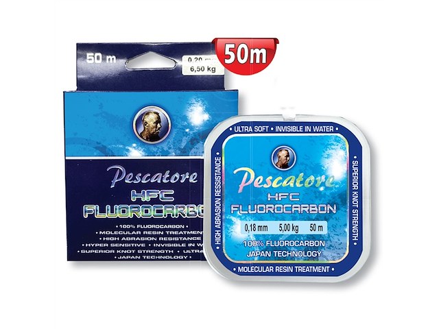 PESCATORE HFC FLUOROKARBON 50m 0,12mm