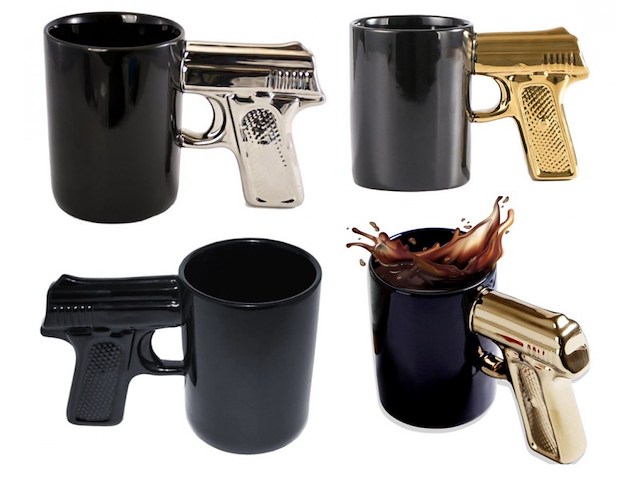Solja Keramicka Pistolj Gun Mug Model 1