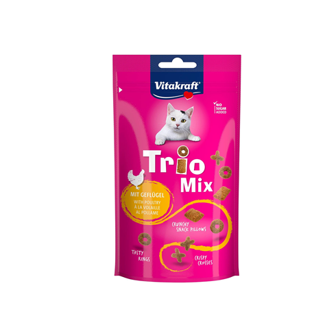 Vitakraft Cat Trio Mix with Poultry poslastica za mačke 60g